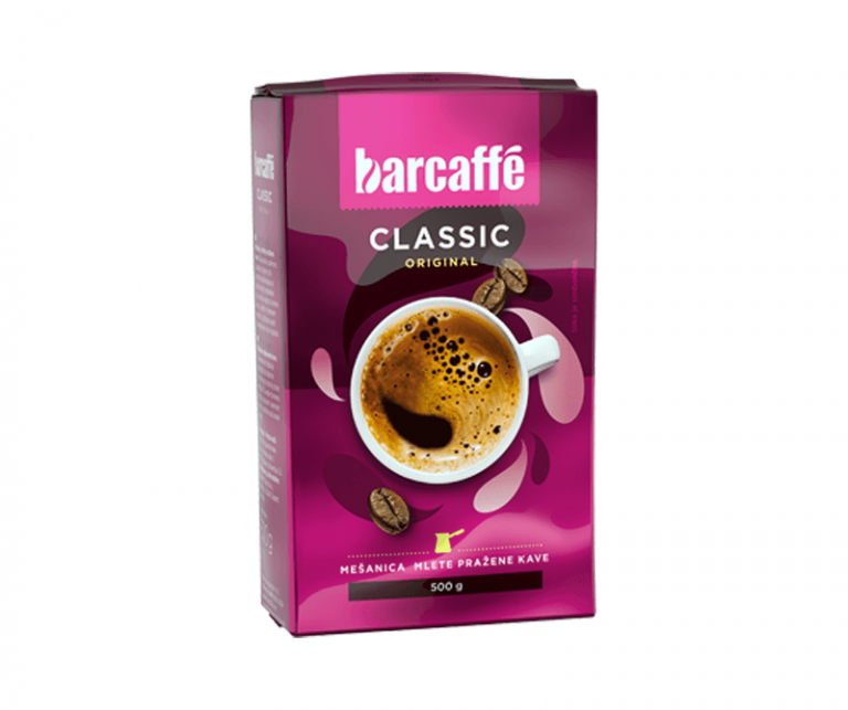 KAVA BARCAFFE CLASSIC mleta 500g VAK – Spletna trgovina Income Pro d.o.o.